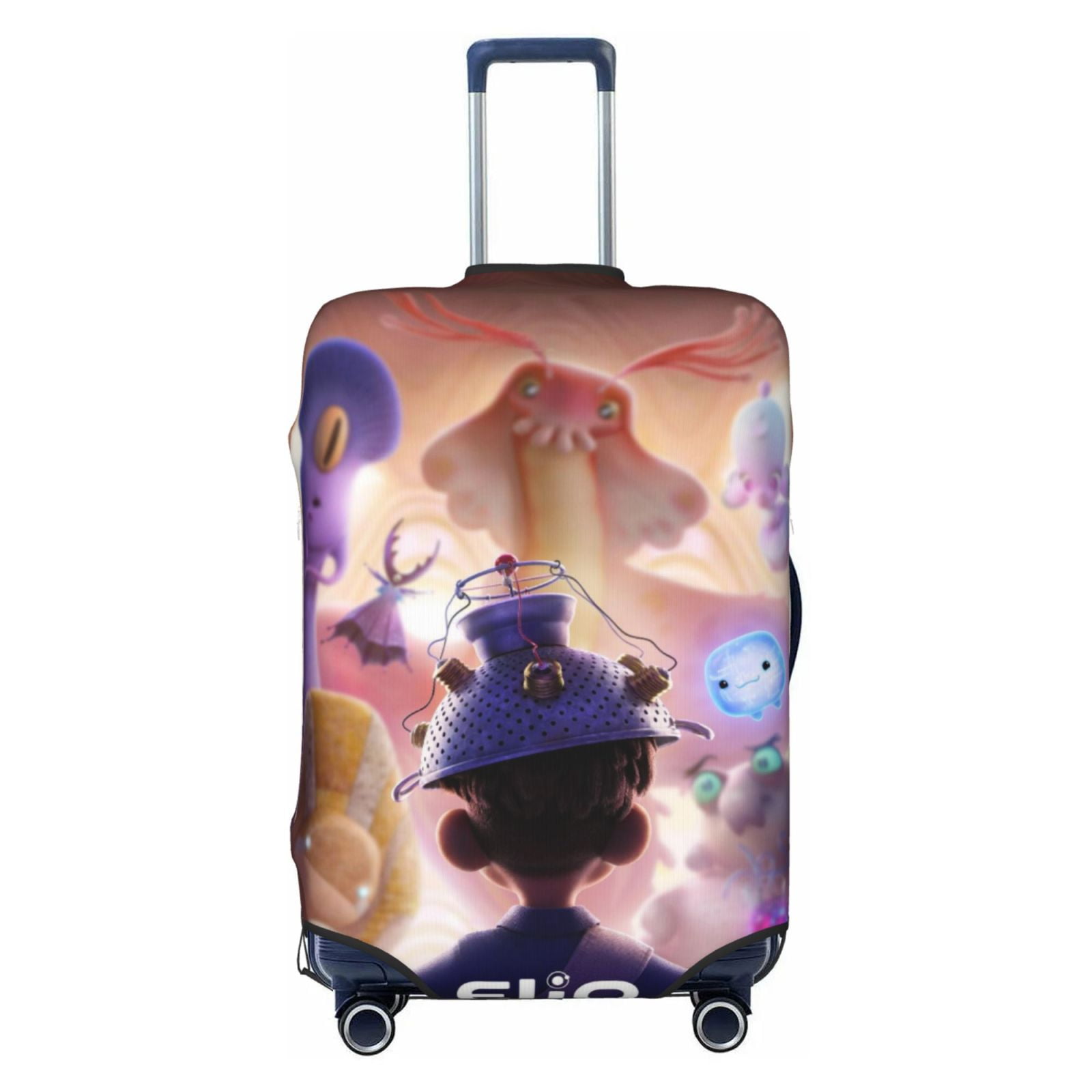 E-Li0 Travel Luggage Cover Washable Suitcase Cover Fashion Stretch ...