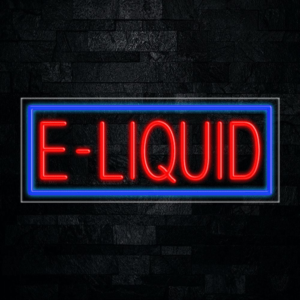 E Liquid LED Neon Sign 30"L x 12"H #31394 - Walmart.com