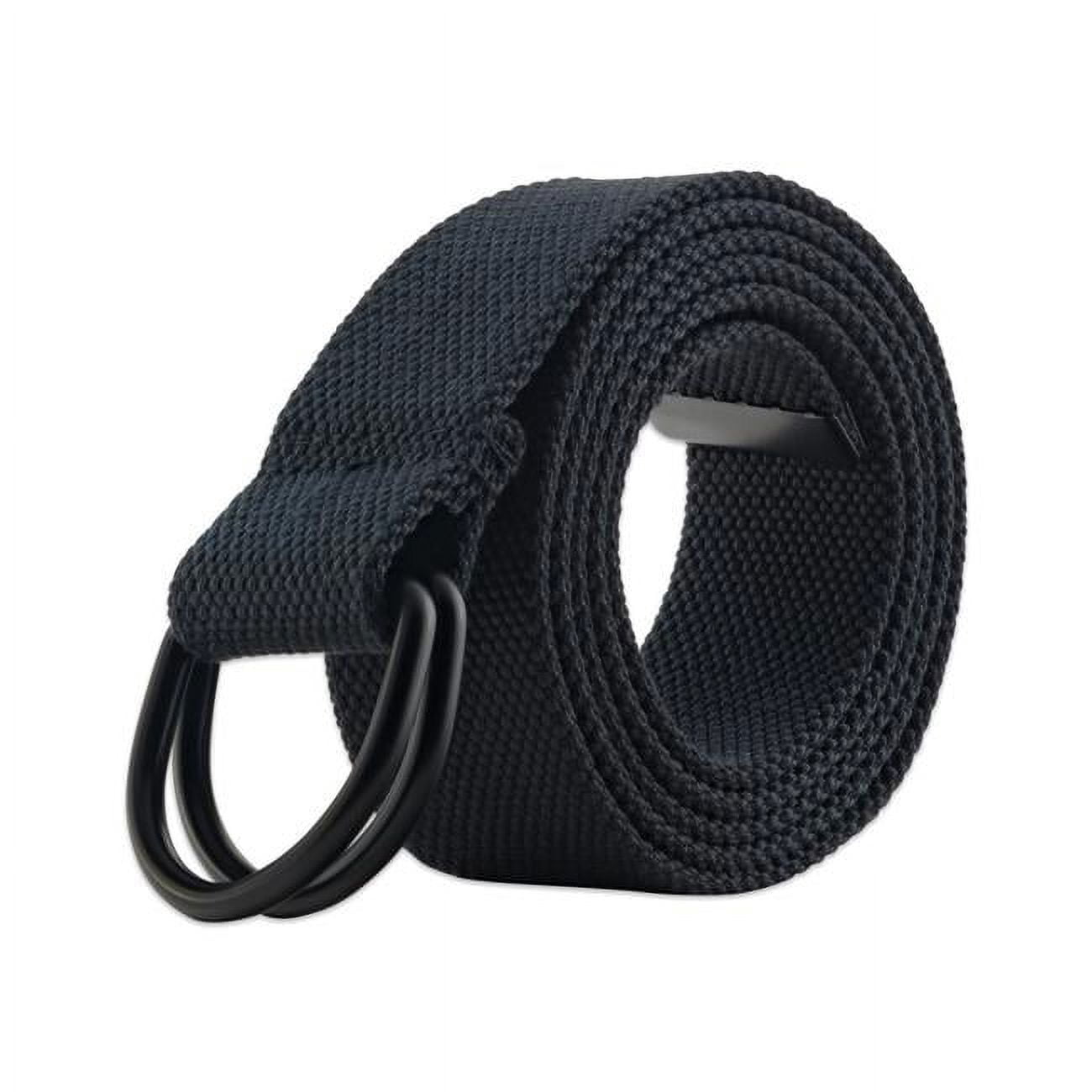 E-Living Store 51" Polyester Fabric Mens/Womens L D-Ring Style Belt ...