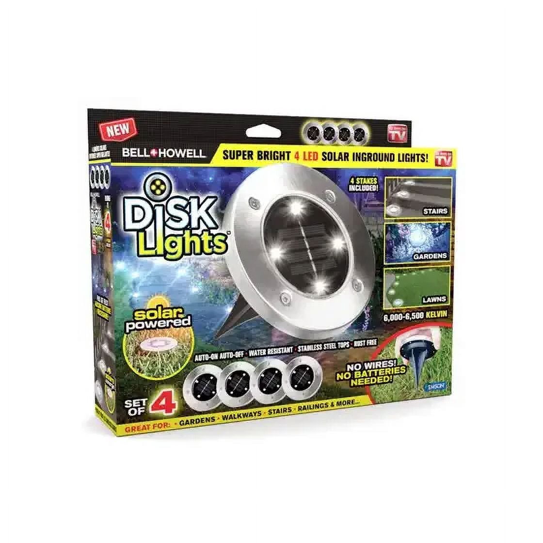 E Mishan 1998 LED Disk Light Stainless Steel Fixture, Each - Walmart.com