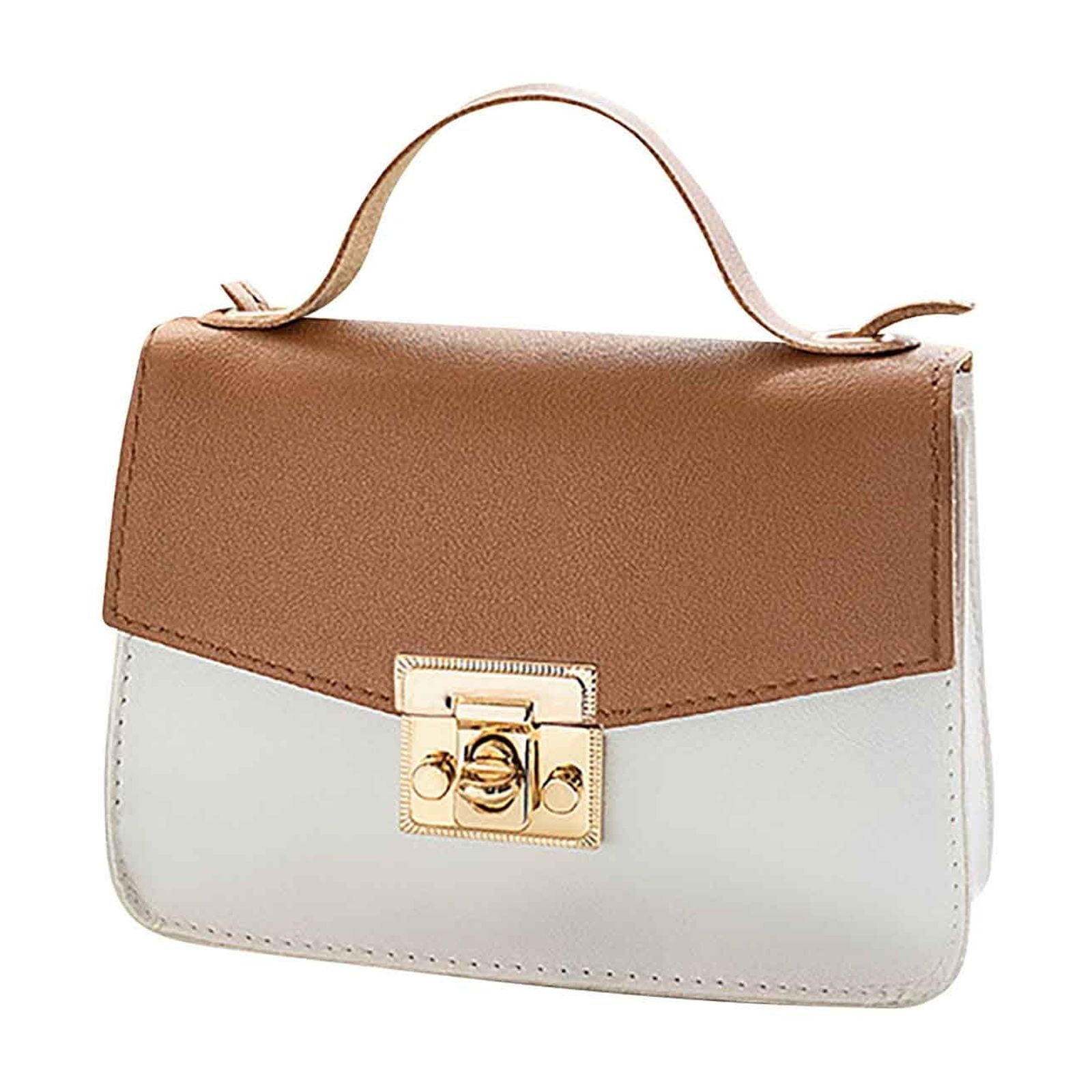 E One Shoulder Crossbody Bag, Leather Style Large Capacity Bag, Multi ...