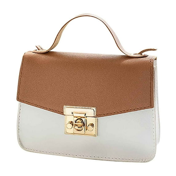 E One Shoulder Crossbody Bag, Leather Style Large Capacity Bag, Multi ...