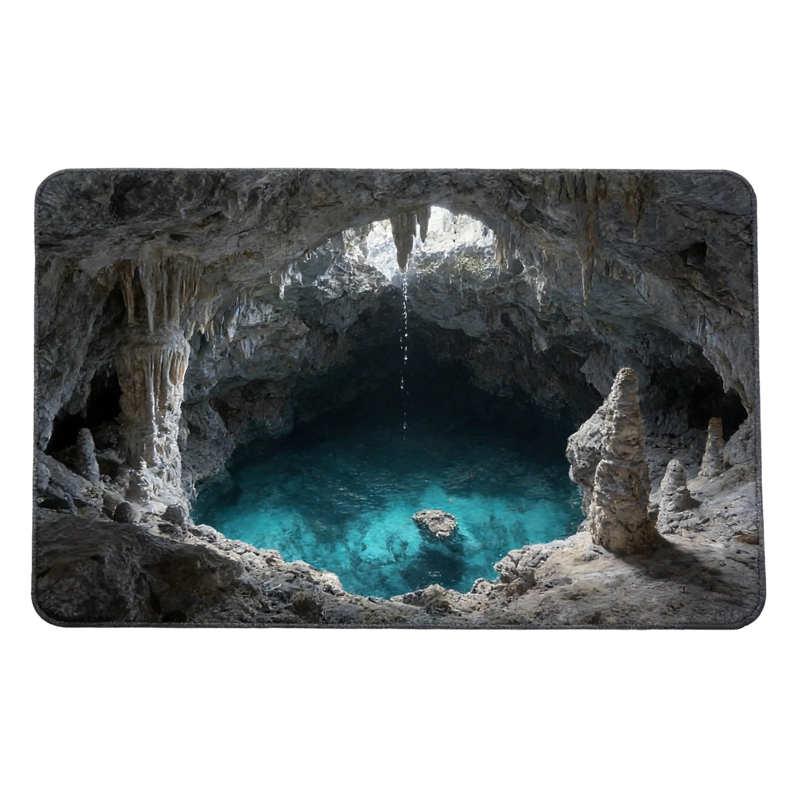 E Optical Illusion Floor Mat With Hole Pattern For Indoor And Outdoor ...