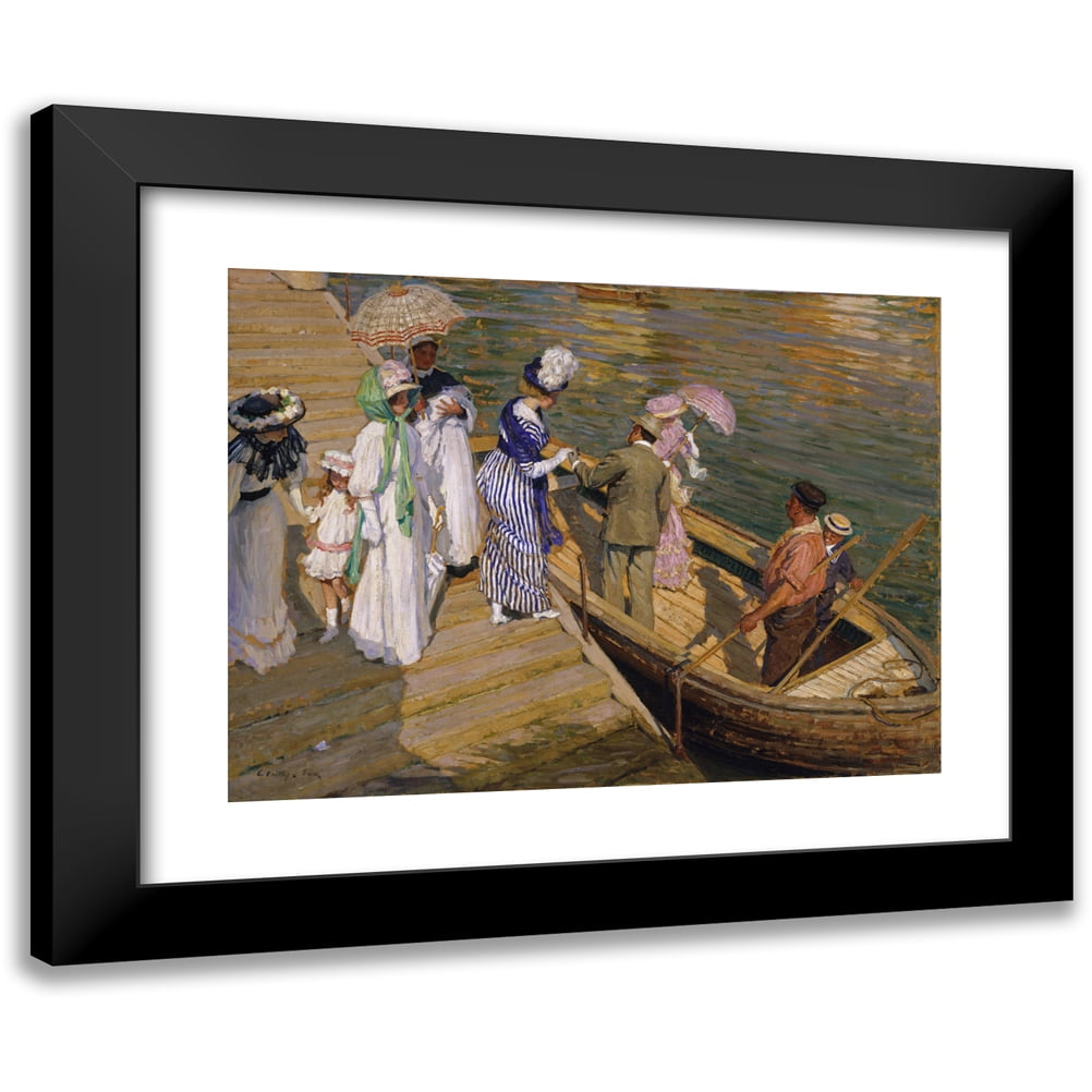 E Phillips Fox 14x11 Black Modern Framed Museum Art Print Titled - The ...
