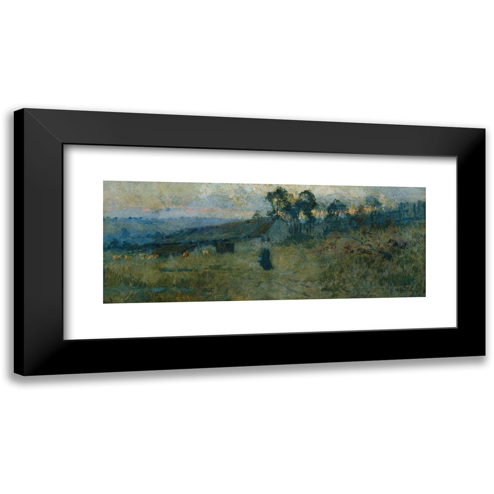 E Phillips Fox 24x12 Black Modern Framed Museum Art Print Titled - The ...