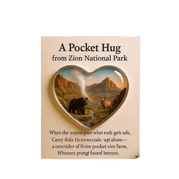 E Pocket Hug Nature Park Decor Acrylic Ornament For Indoor And Outdoor ...
