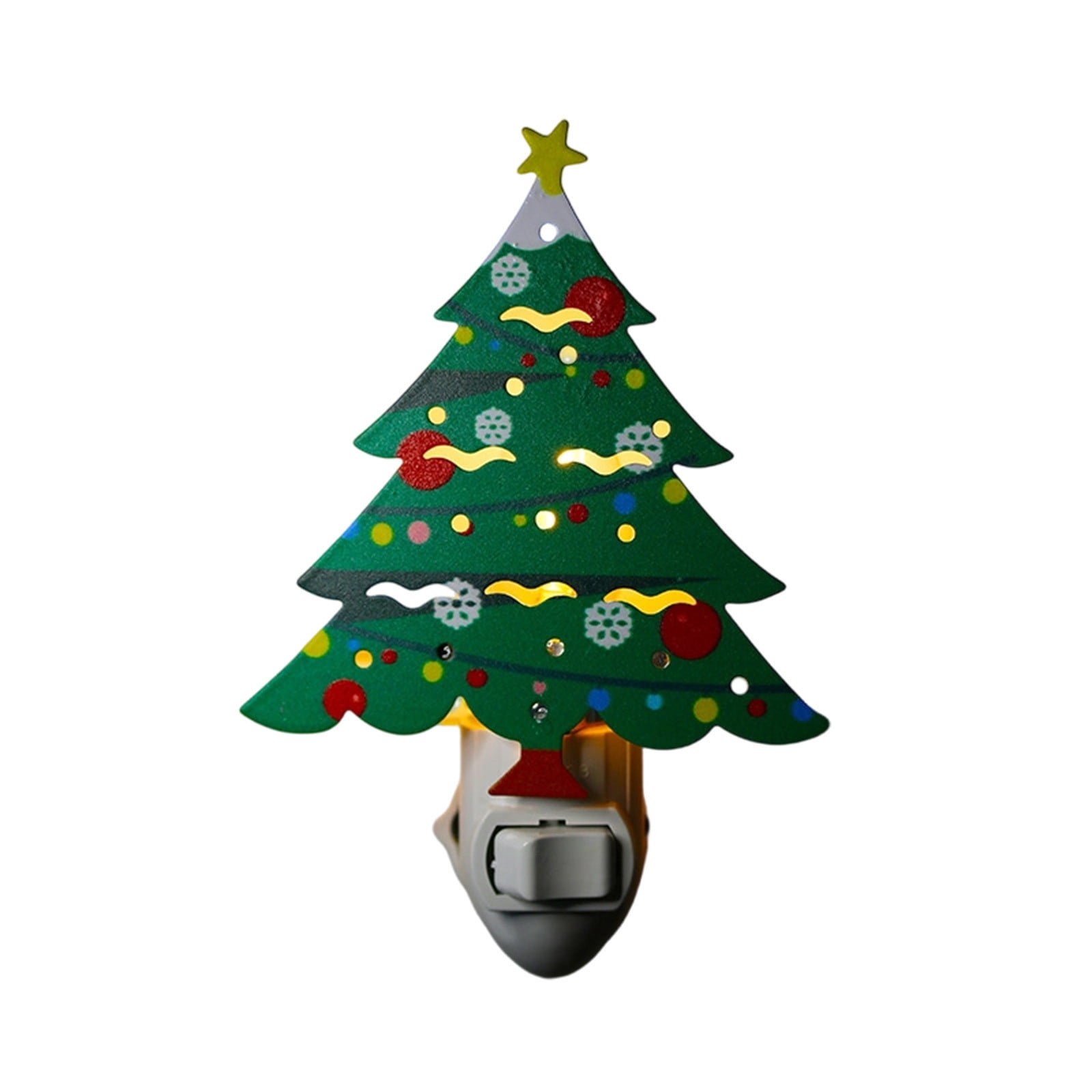 E Printed Christmas Night Light Style E Plug In Rotatable Led Lamp With ...