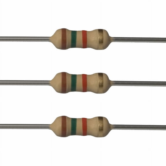 E-Projects 25EP5121K50 1.5k Ohm Resistors, 1/2 W, 5% (Pack of 25 ...