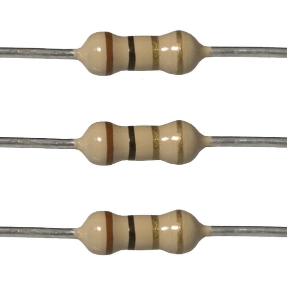 E-Projects 25EP5121R00 1 Ohm Resistors, 1/2 W, 5% (Pack of 25 ...
