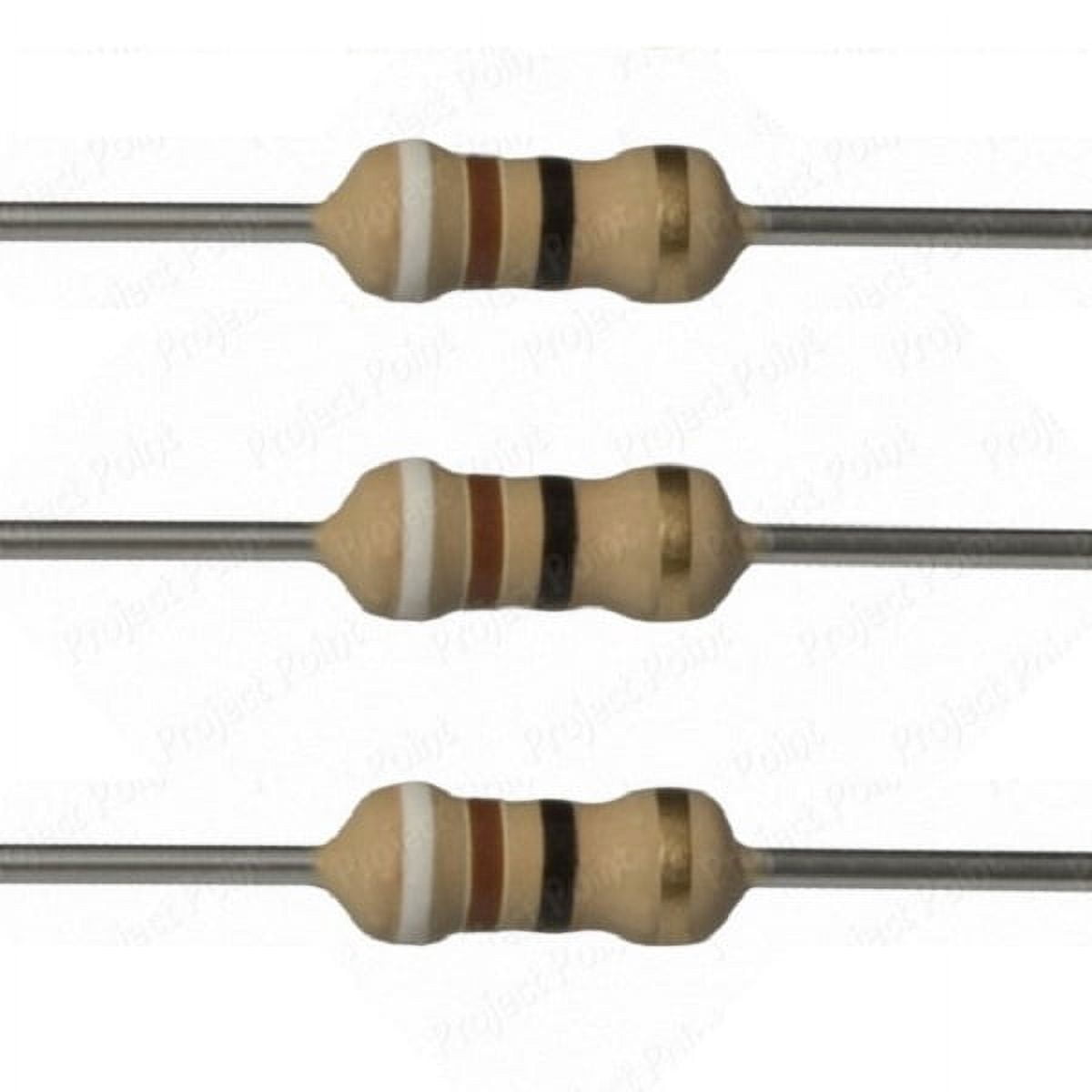 E-Projects 500EP51491R0 91 Ohm Resistors, 1/4 W, 5% (Pack of 500 ...