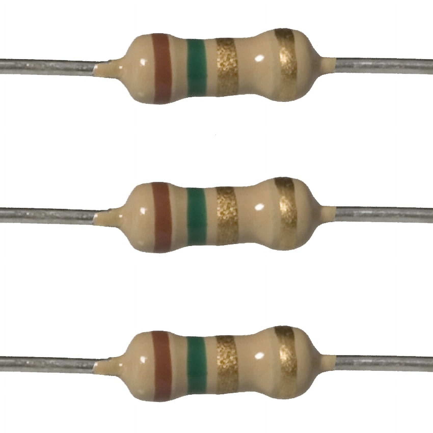 E-Projects 50EP5121R50 1.5 Ohm Resistors, 1/2 W, 5% (Pack of 50 ...