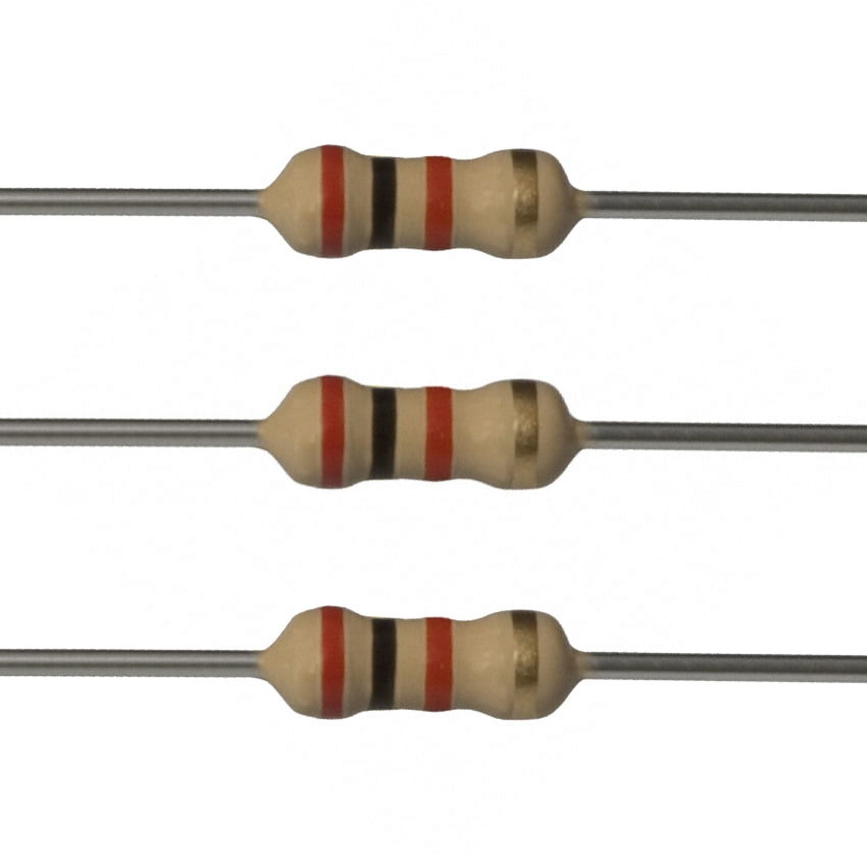 E-Projects 50EP5122K00 2k Ohm Resistors, 1/2 W, 5% (Pack of 50 ...