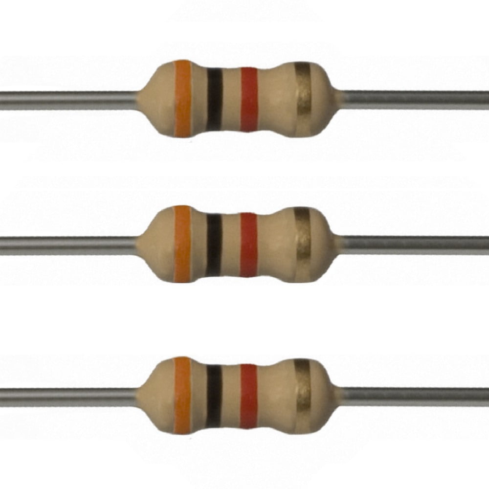 E-Projects 50EP5143K00 3k Ohm Resistors, 1/4 W, 5% (Pack of 50 ...