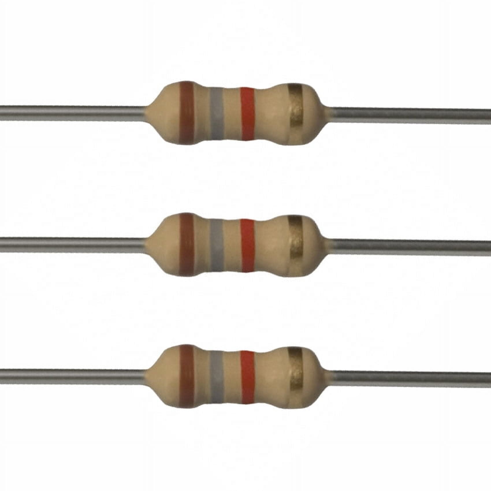 E-Projects 50EP5181K80 1.8k Ohm Resistors, 1/8 W, 5% (Pack of 50 ...