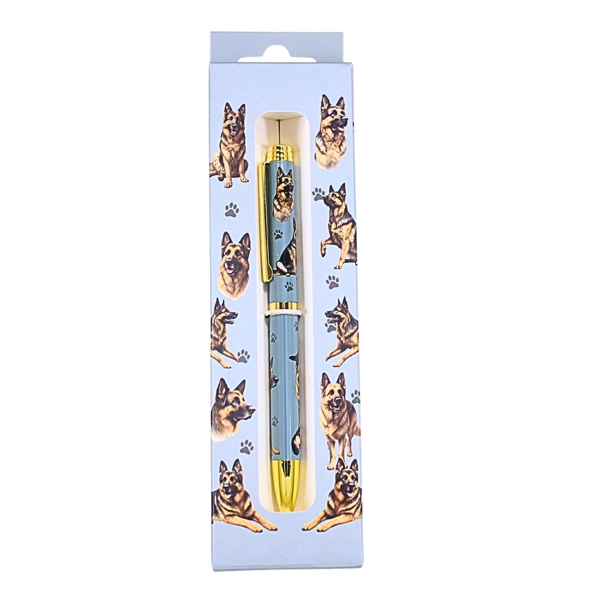 E & S Imports 5.50In German Shepherd, Light Blue Ballpoint Pen, , Dog ...