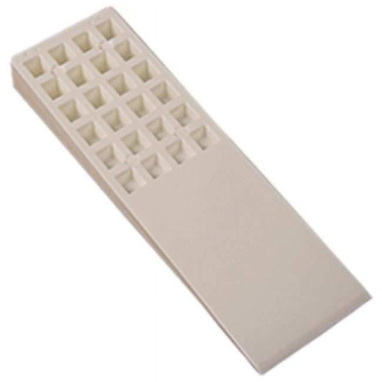 E S Manufacturing ESM-10-W 10 x 3 in. Rigid Wedge - White - Walmart.com