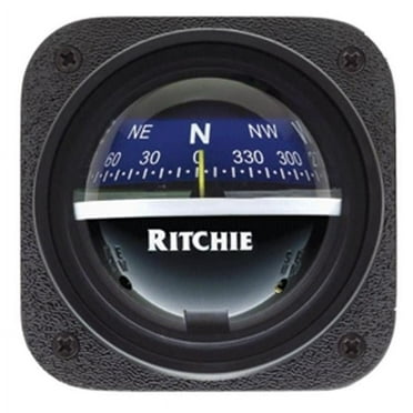 RITCHIE COMPASSES RA-91 Compass, Bracket Mount, 2.75" Dial, Grey ...