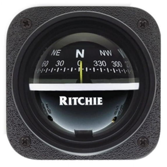 E.S. Ritchie Ritchie Explorer Compass - Black Dial - Bulkhead Mount ...