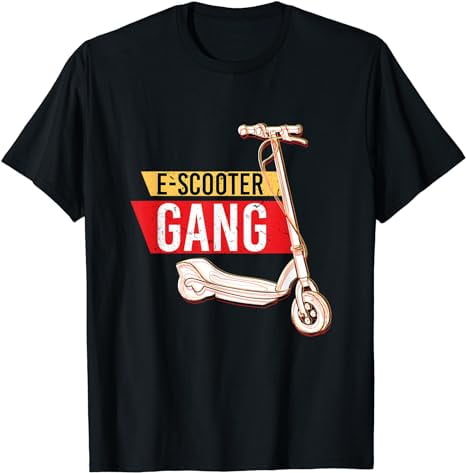 E-Scooter Gang I Scooter Rider Electric Scooter Kickscooter T-Shirt ...