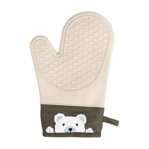 E Silicone Oven Gloves For Kitchen Baking Microwave, Heat Resistant Non ...