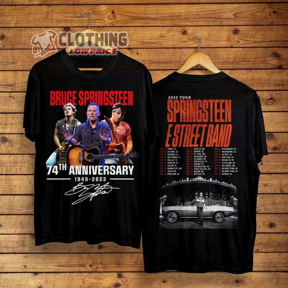 E Street Band Tour 2023 Bruce Springsteen Merch, Bruce Springsteen ...