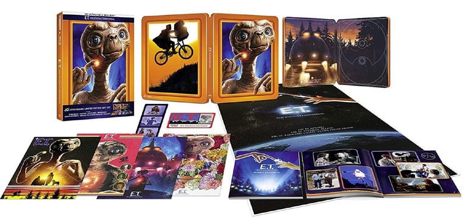 E.T. 4K UHD ( E.T. the Extra-Terrestrial ) (Steelbook Edition) [ Blu ...
