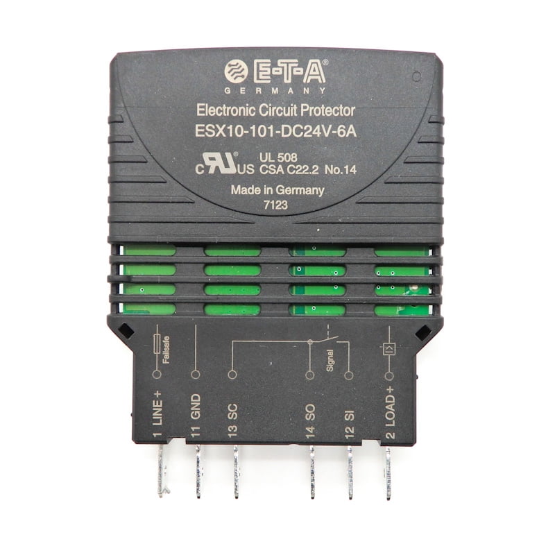E-T-A 24VDC 6A Electronic Circuit Protector ESX10-101-DC24V-6A ...