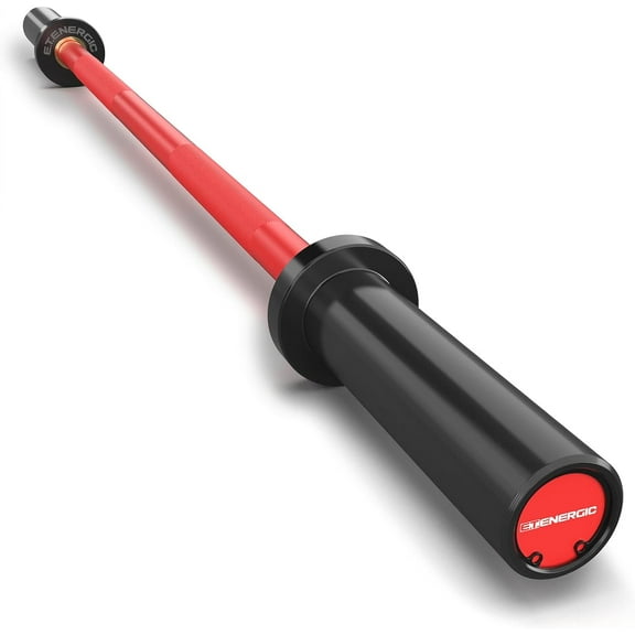 Open Box E.T.ENERGIC Olympic Barbell 47 EZ Curl Bar, 500 lb Capacity ...