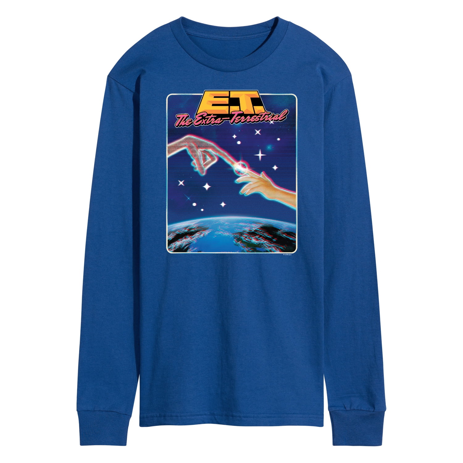 E.T. The Extra Terrestrial - 80's Arcade Poster - Men's Long Sleeve T ...