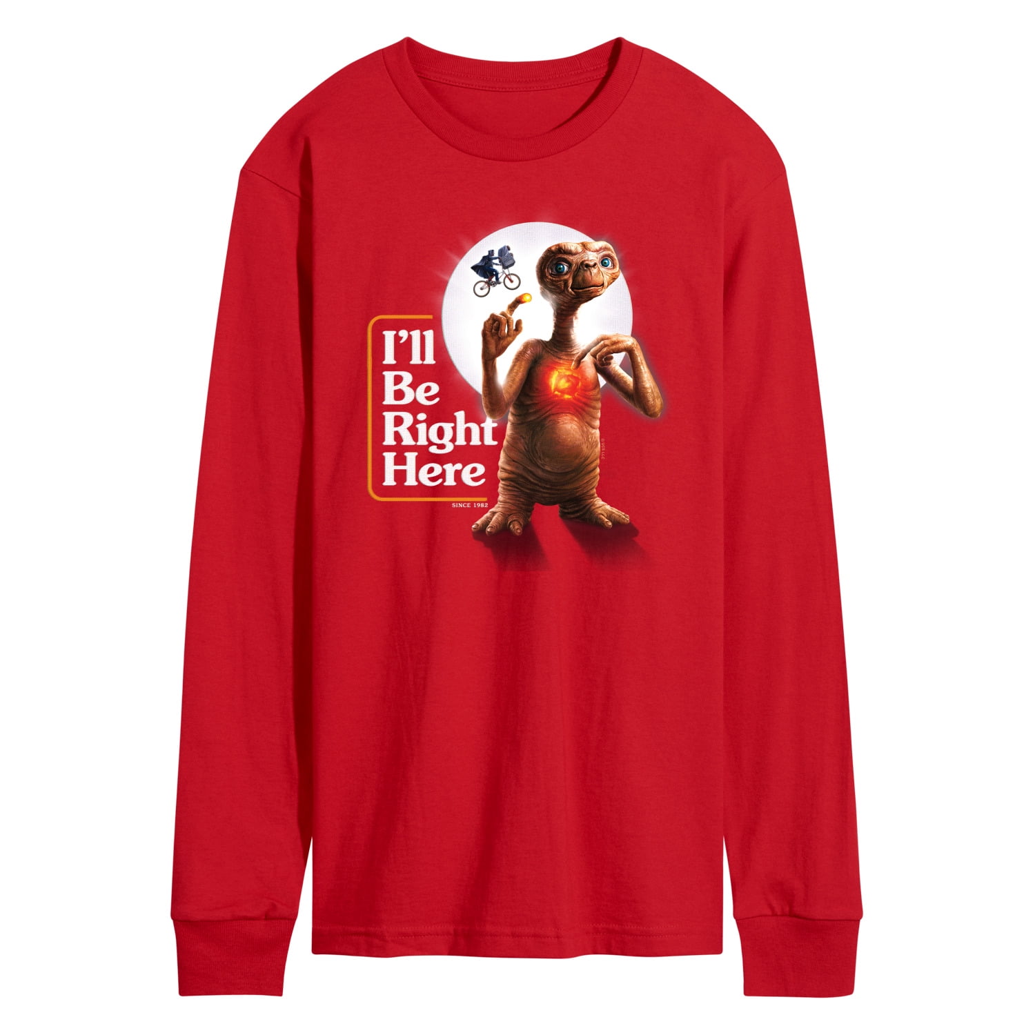 E.T. The Extra Terrestrial - I'll Be Right Here - Men's Long Sleeve T ...
