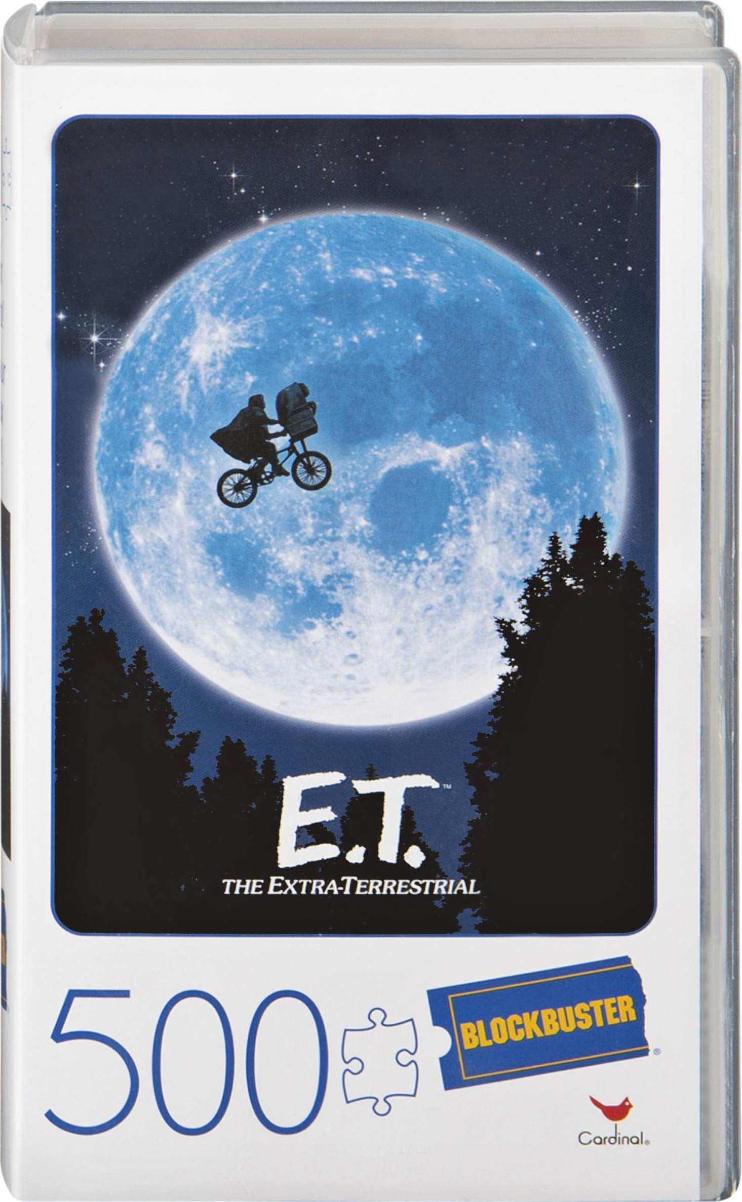 E.T. The Extra-Terrestrial Movie MMF7 500-Piece Puzzle in Plastic Retro Blockbuster VHS Video ...