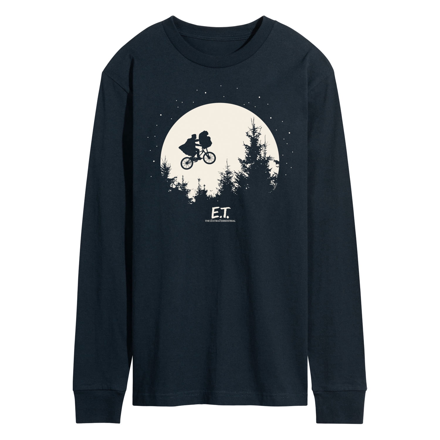 E.T. The Extra Terrestrial - Over The Moon Bike - Men's Long Sleeve T ...
