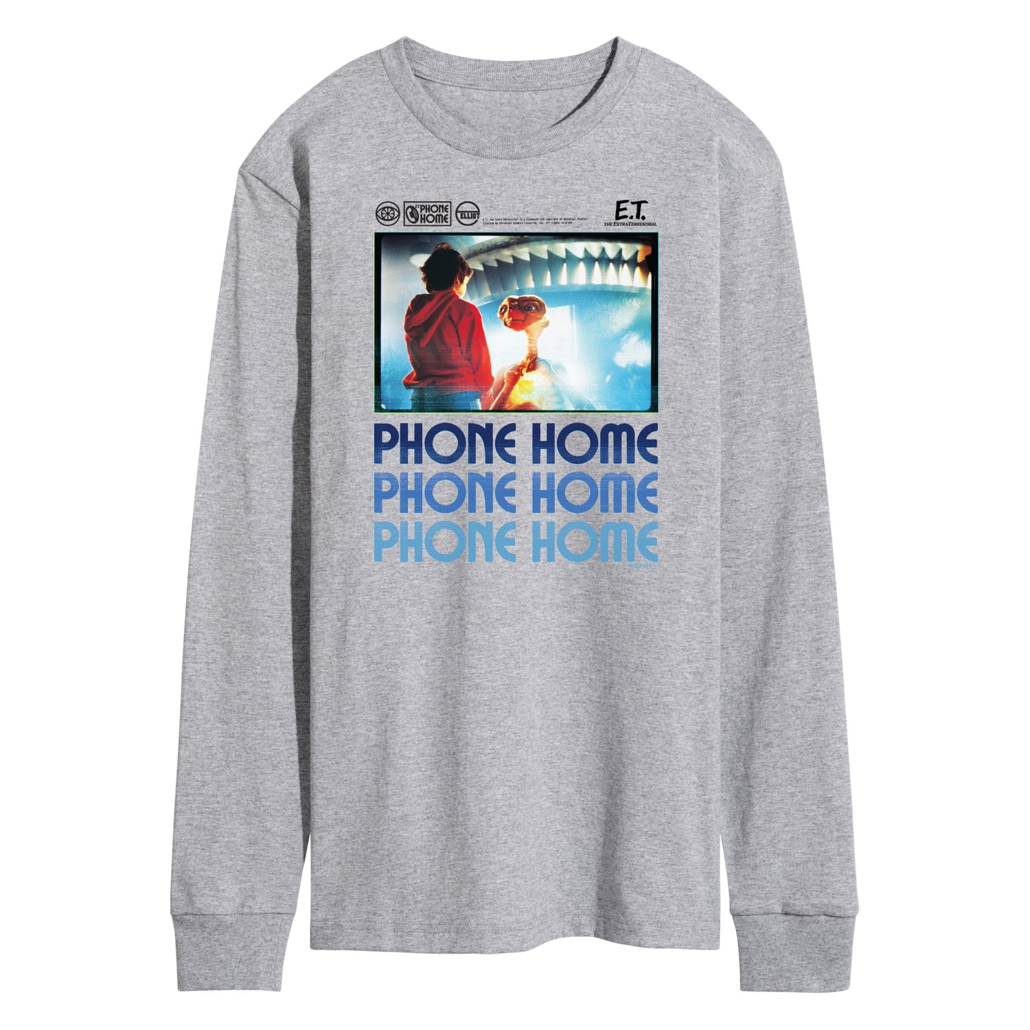 E.T. The Extra Terrestrial - Phone Home Movie Clip - Men's Long Sleeve ...