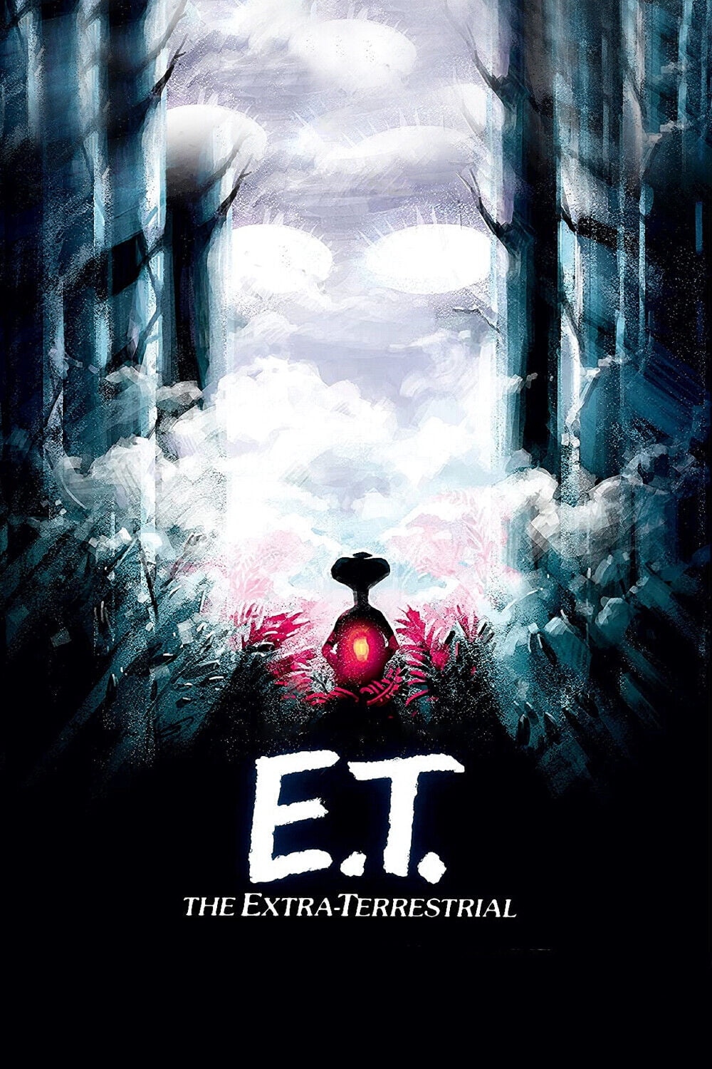 E.T. the Extra-Terrestrial (1982) Poster 24x36 - Classic Sci-Fi Alien ...