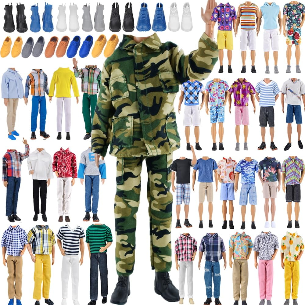 E-TING 10-Item Fantastic Pack = 5 Sets Fashion Casual Wear Clothes ...