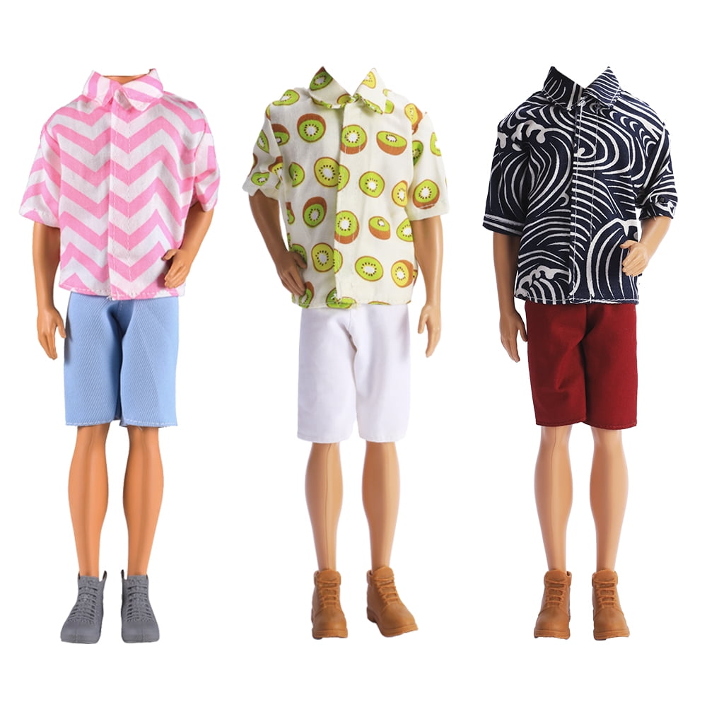 E-TING 3 Sets Casual Wear T-Shirt Jackets Pants Pack Summer Clothes ...