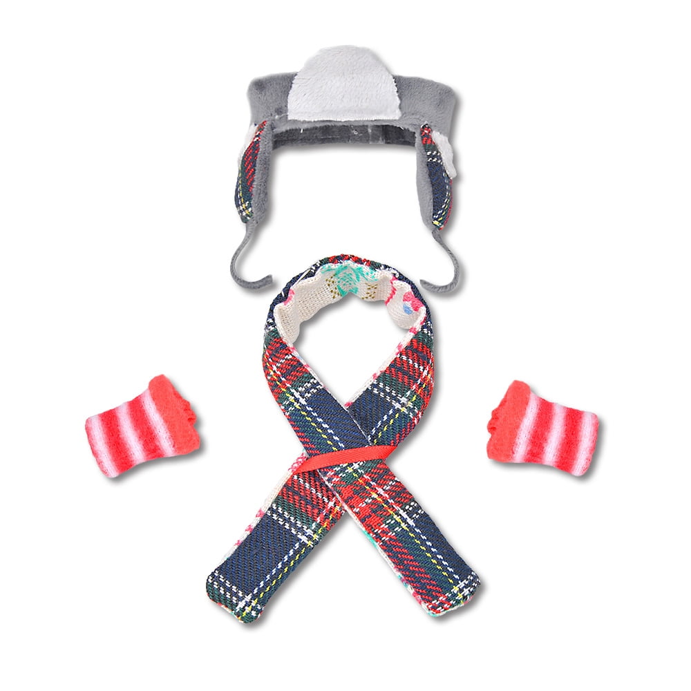E-TING Hat+Sock+Scarf for elf DOLL - Walmart.com