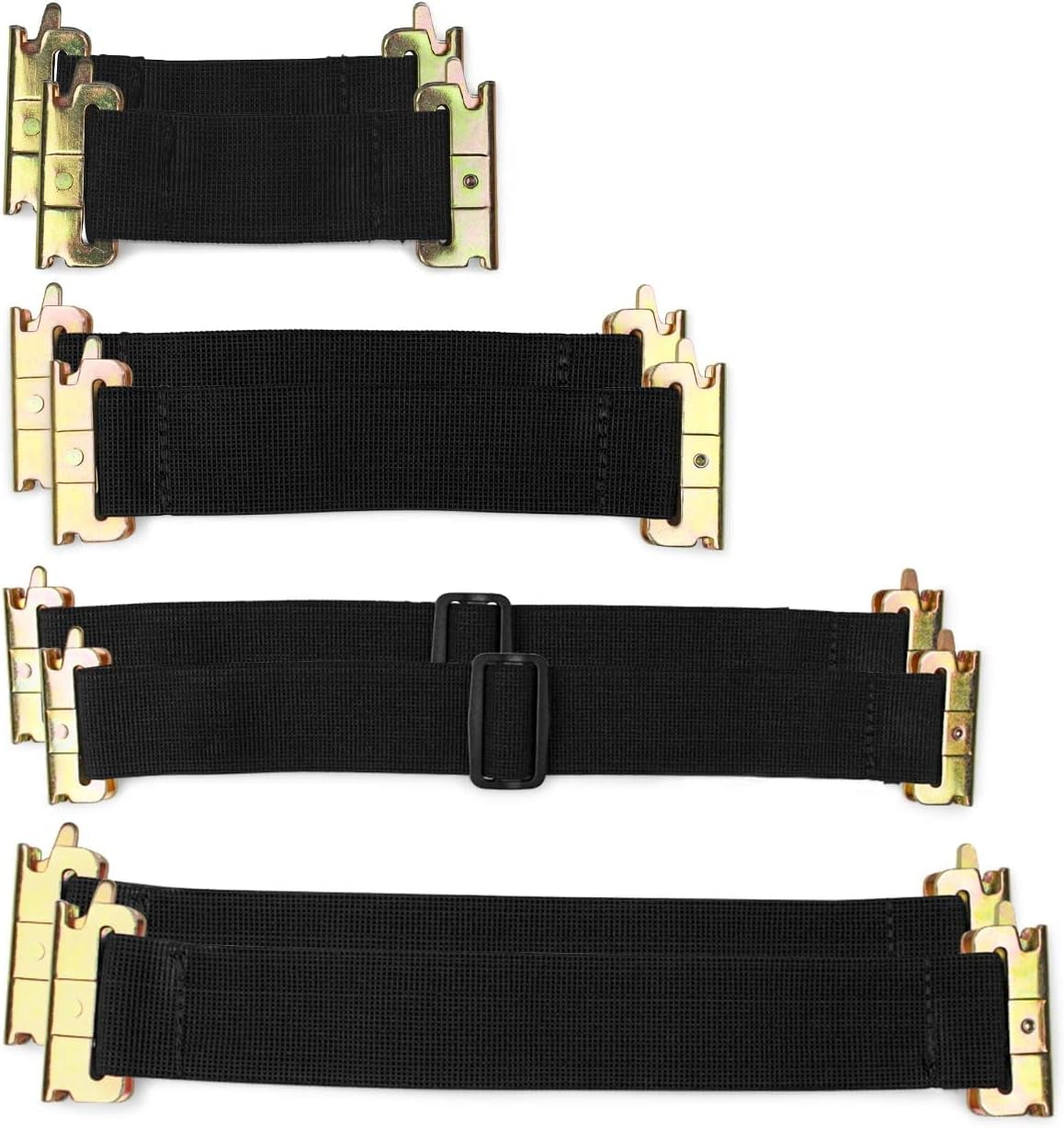 E-Track Accessories - 8 Bungee Tie-Down Straps with Assorted Lengths for Securing Tools To ...