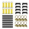 "E-Track Tie-Down KIT! 6 Powder-Coated 5' Horizontal E Track Rails, 8 ...