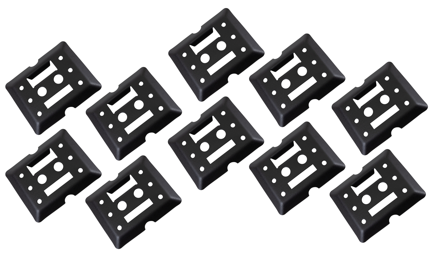 E-Track Tie Down Mini Trailer Plates 6" x 5", 2 Etrack & 2 F Track ...