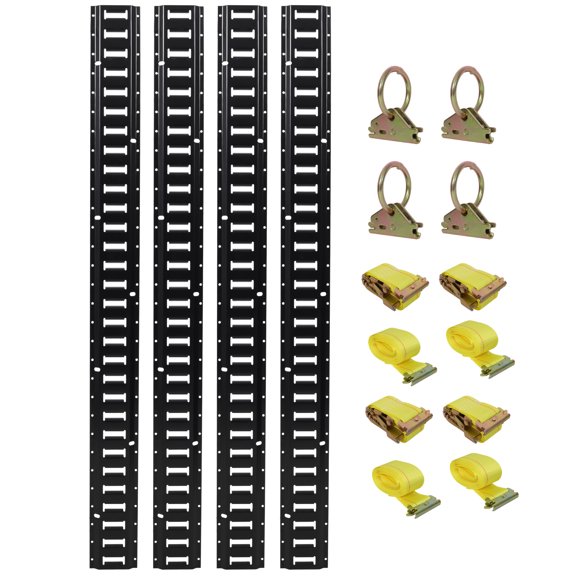 DC Cargo Etrack Rails 6' Horizontal Galvanized E Track Rail 2-pack ...