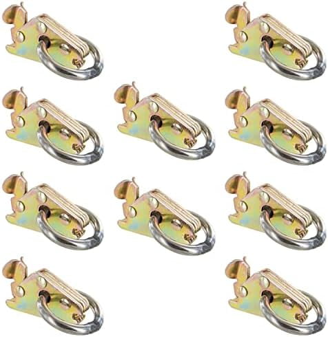 E Track Tie Down Heavy Duty with Ring, Spring Loaded Fitting for E ...