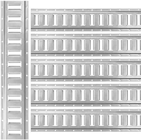 E Track Tie Down Rail Kit 2' (6 Pack) for Garages, Vans, Trailers ...