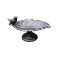 E Vintage Outdoor Garden Bird Feeder Petal Shaped Cast Iron Rust ...