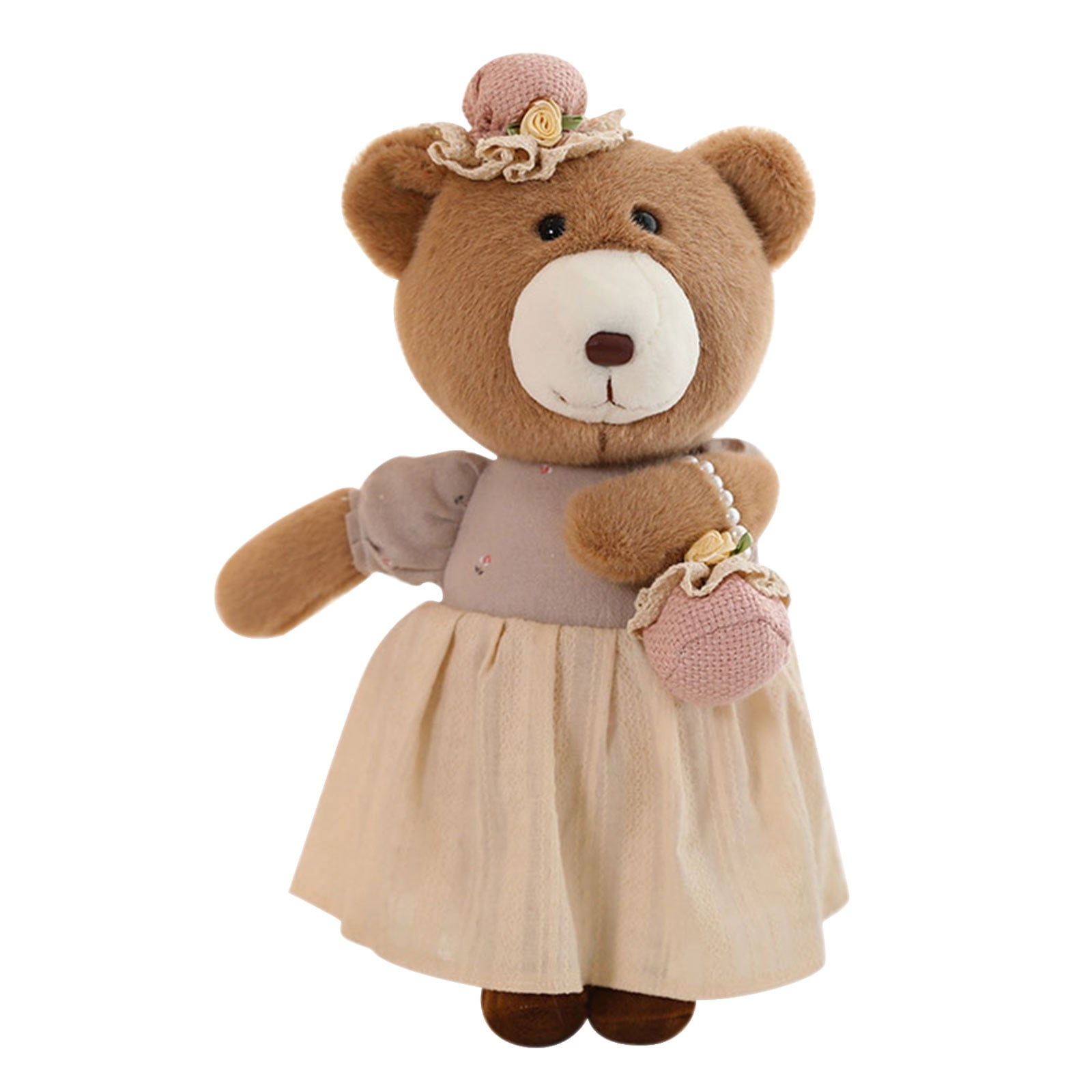 E Warm Companion Style Bear Couple Plush Dolls Soft Stuffed Animals ...