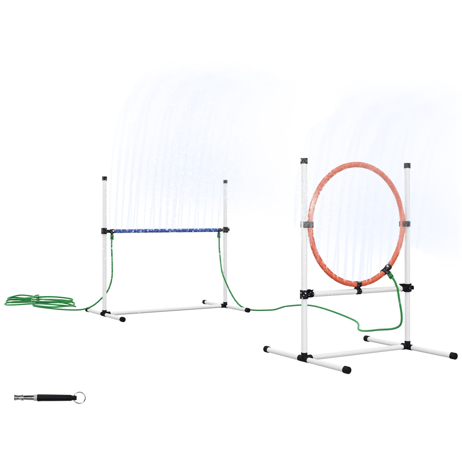 E-Western 12FT Kids Trampoline with Safety Enclosure Net & Ladder ...