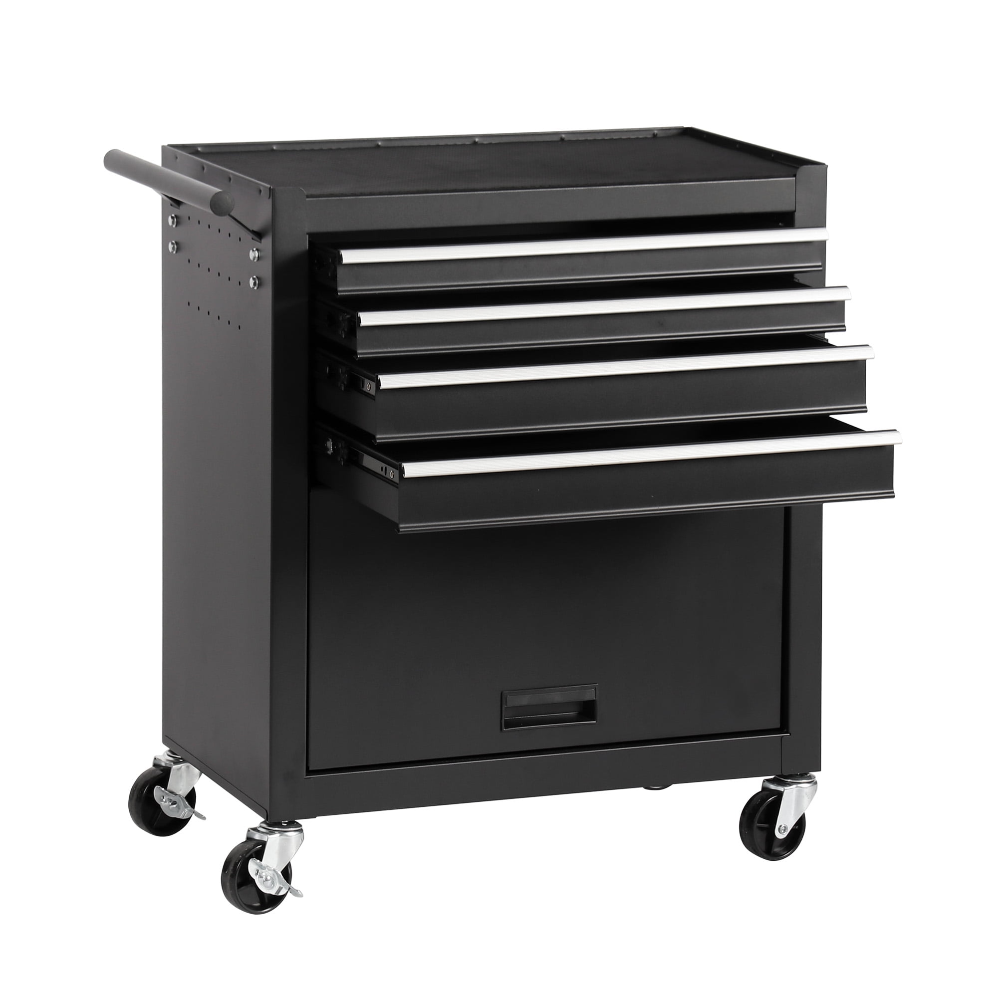 E-Western 4-Drawer Rolling Tool Chest with Wheels Garage Workshop ...