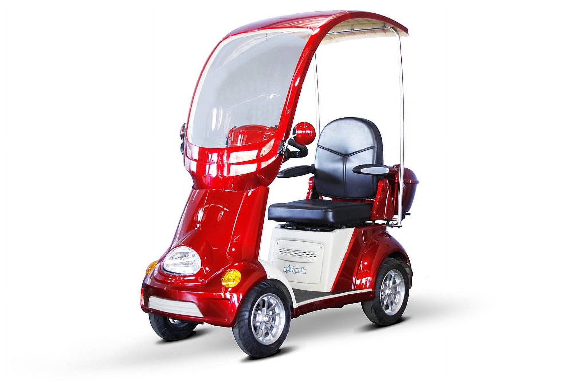 E-Wheels EW-54 4-Wheel High Power Electric Mobility Scooter w/Canopy ...