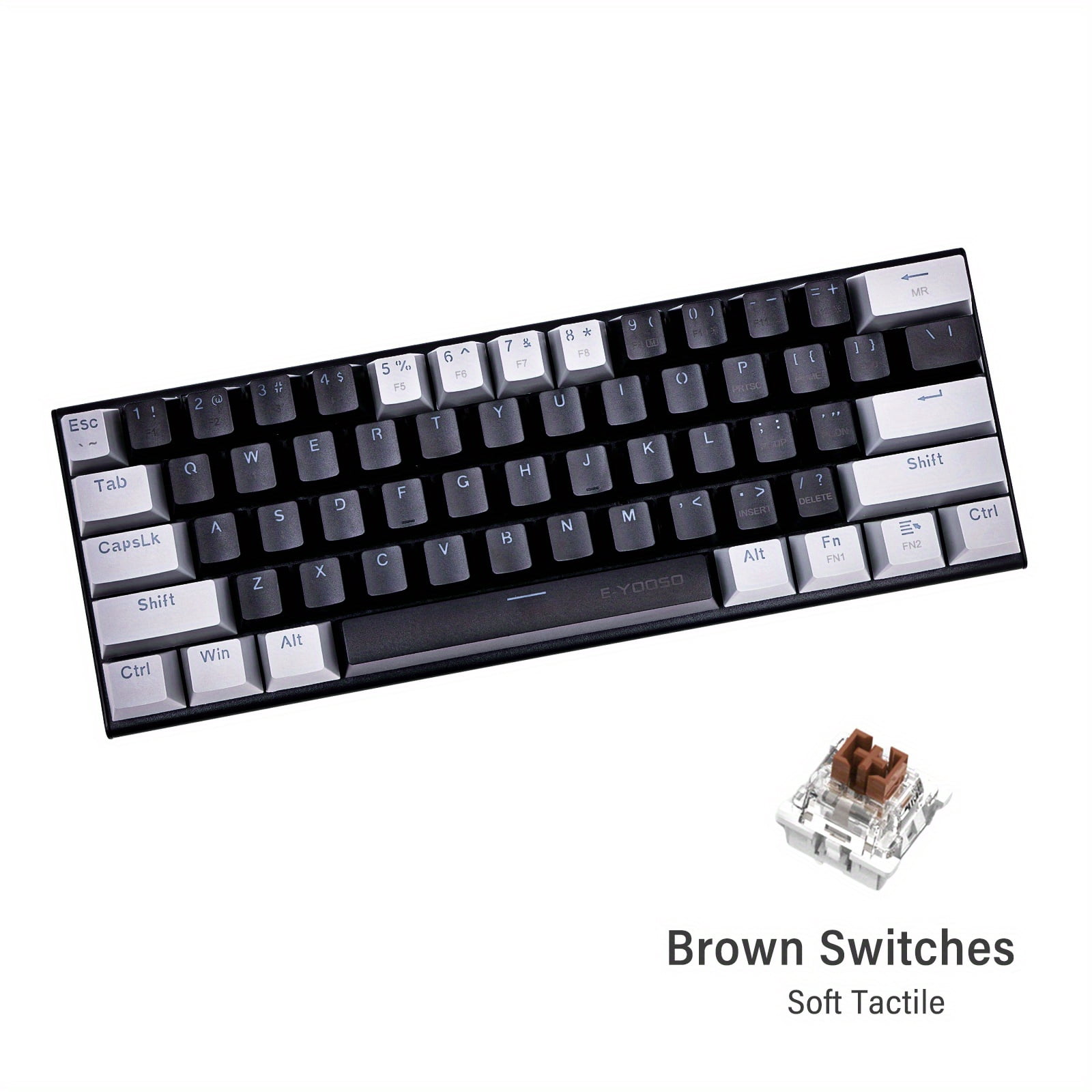 E-YOOSO 60% Mechanical Keyboard: Experience Ultra-Compact Gaming with ...