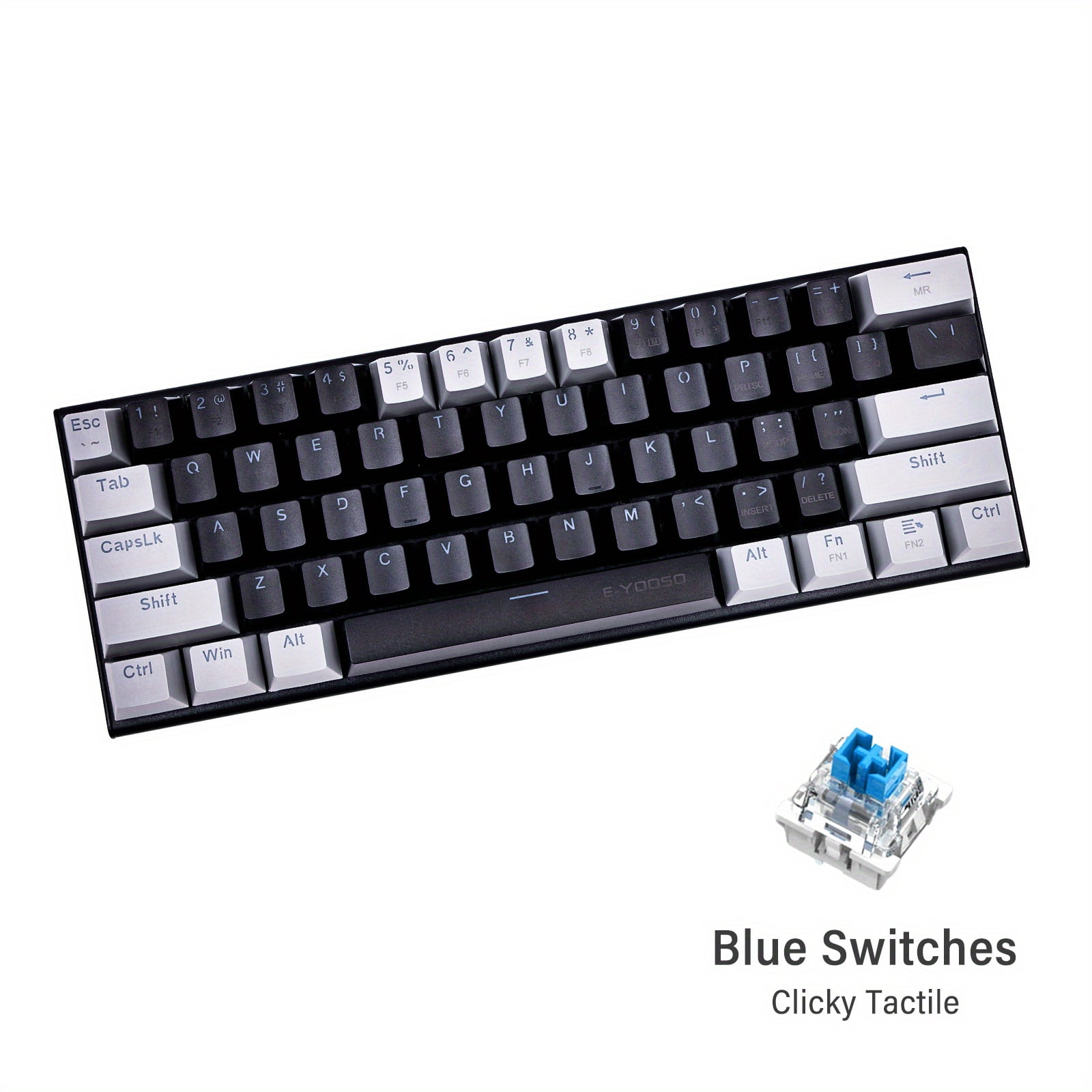 E-YOOSO 60% Mechanical Keyboard: Experience Ultra-Compact Gaming with ...